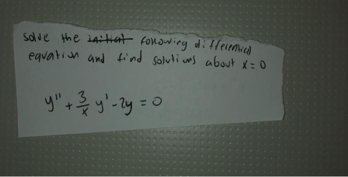 Solved engineering math problem, solve the following | Chegg.com