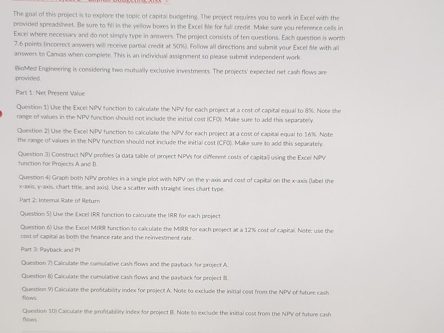 Solved The goal of this project is to explore the topic of | Chegg.com