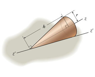 Solved Consider the cone shown in (Figure 1). ﻿The weight of | Chegg.com