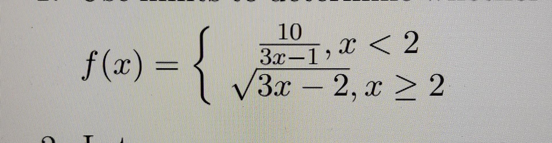 Solved use limits to determine whether or not the following | Chegg.com
