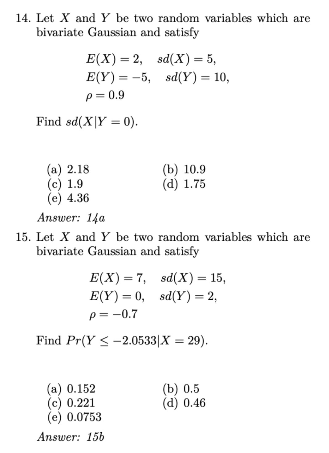 Solved Let x ﻿and Y ﻿be two random variables which | Chegg.com