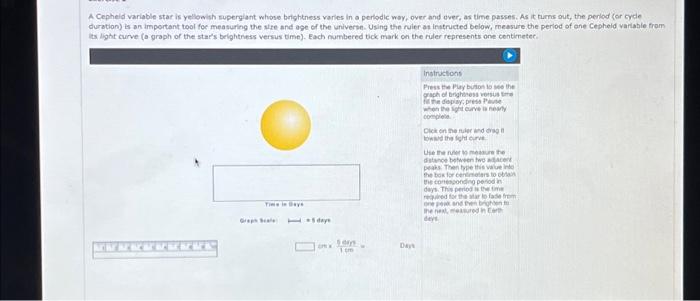 Solved A Cepheld variable star is yellowish supergiant whose | Chegg.com