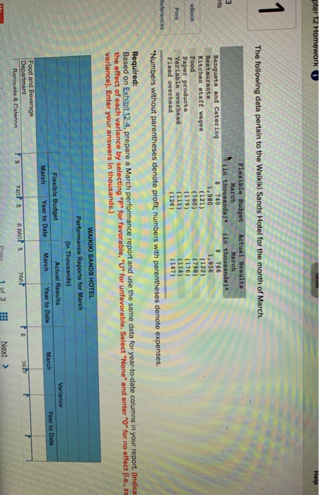 pter 12 Homework The following data pertain to the | Chegg.com pter 12 Homework The following data pertain to the | Chegg.com