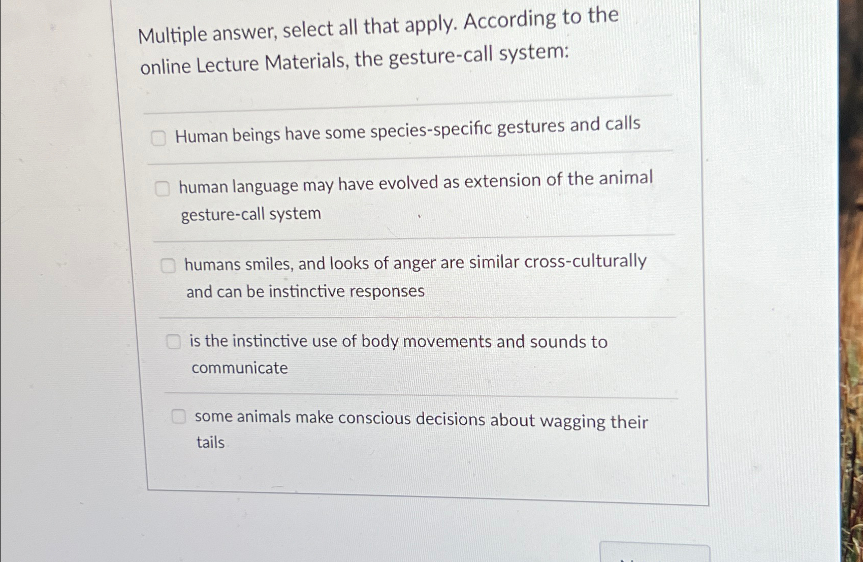 Solved Multiple answer, select all that apply. According to | Chegg.com