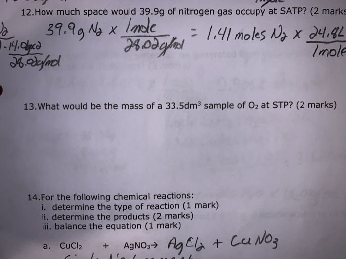 Solved 12. How much space would 39.9g of nitrogen gas occupy | Chegg.com
