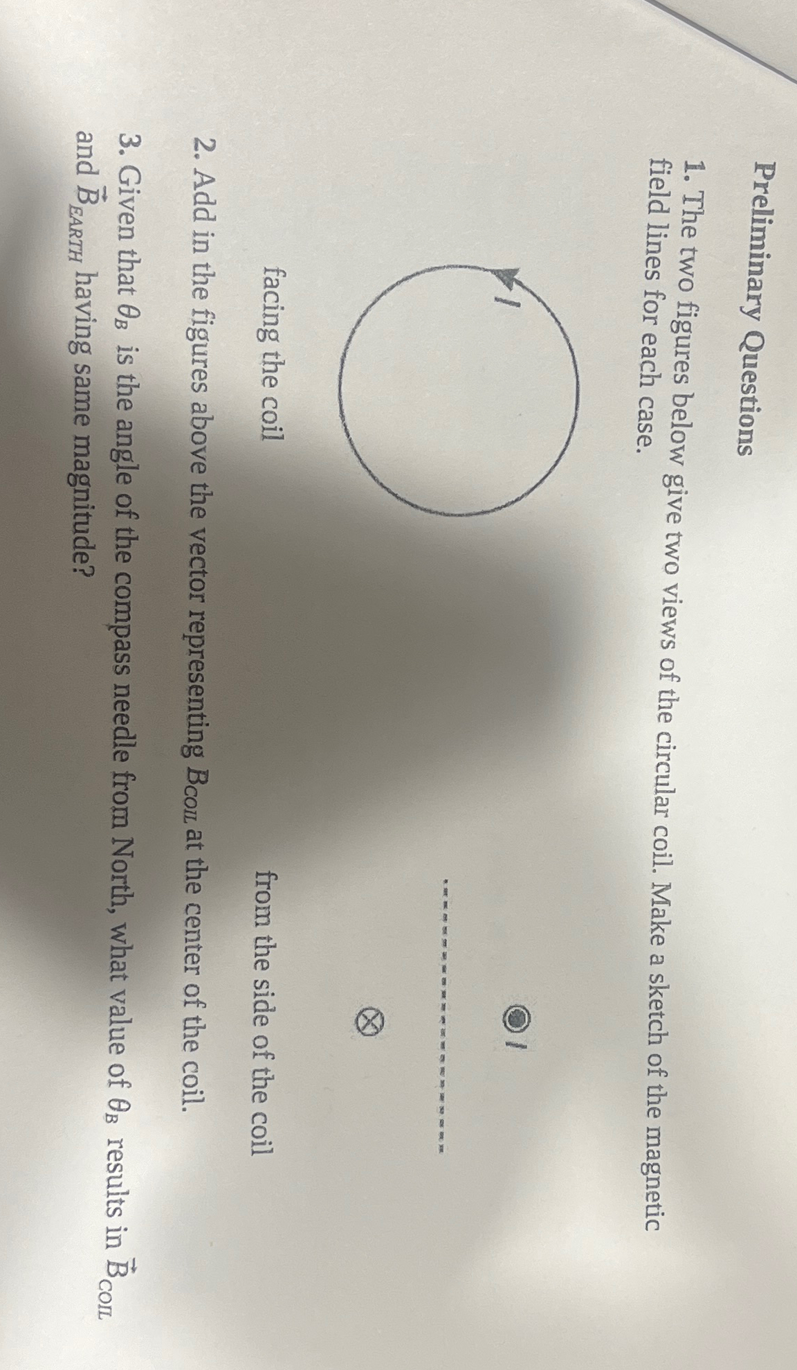 Solved Preliminary QuestionsThe two figures below give two | Chegg.com