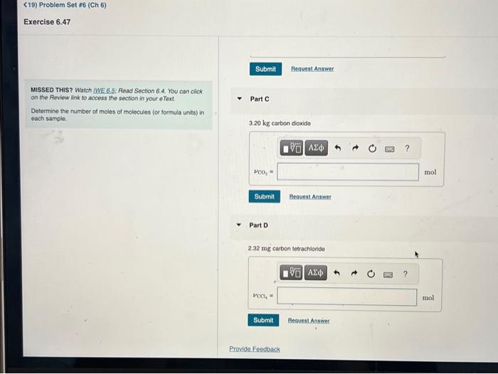 Solved MISSED THIS? Watah iWE 6.5; Rosd Section 6.4. You can | Chegg.com