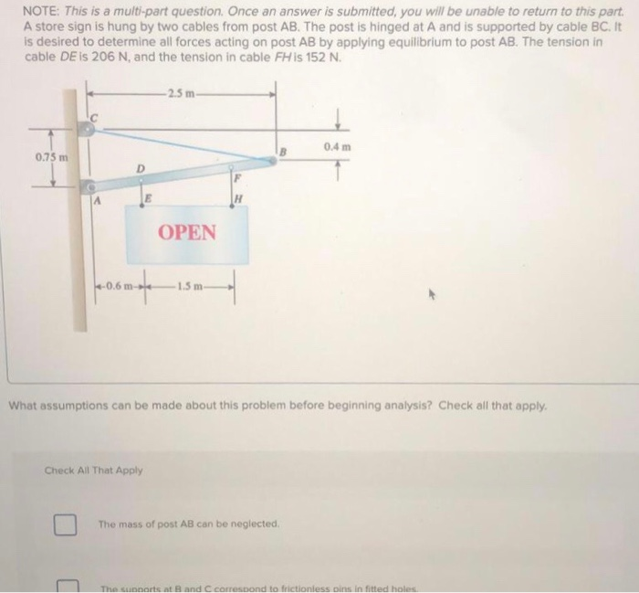 Solved NOTE: This is a multi-part question. Once an answer | Chegg.com
