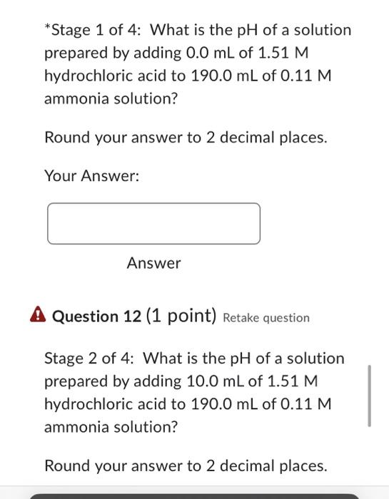 Solved Question 7 (1 point) Retake question What stage is | Chegg.com