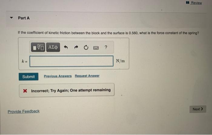 Solved A 1.70 kg block slides on a rough horizontal surface. | Chegg.com