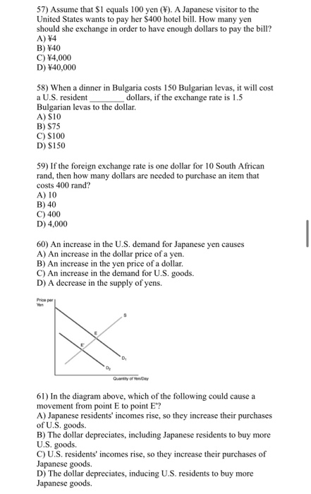 Solved 45 In The Long Run A Decrease In The Money Supply Chegg