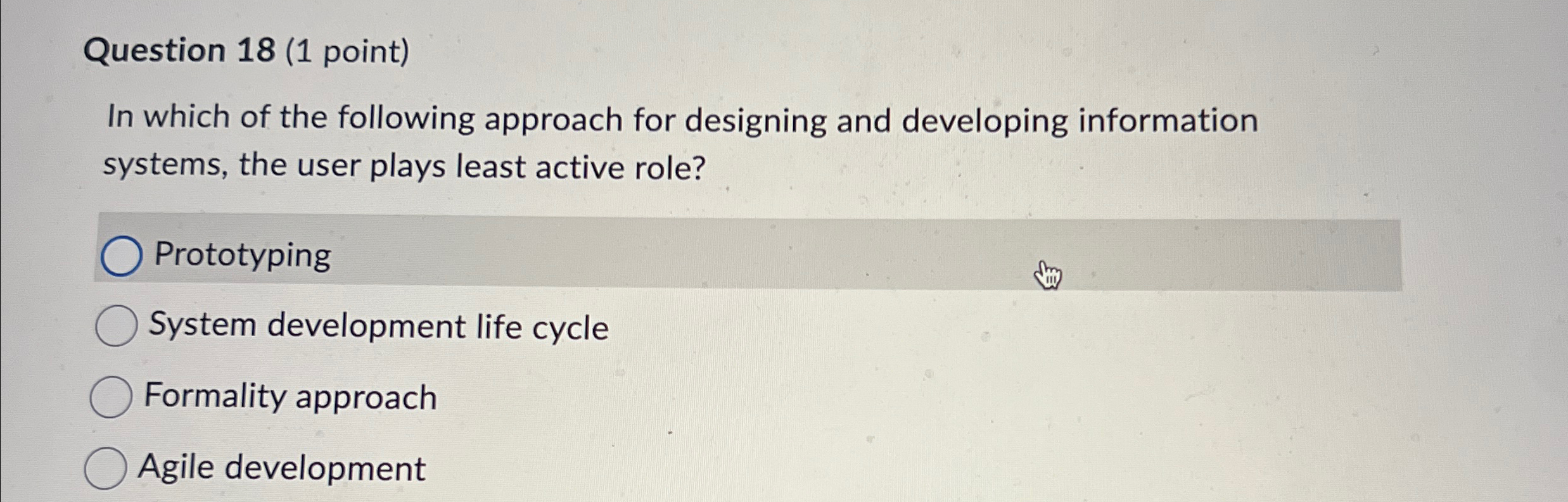 Solved Question 18 (1 ﻿point)In which of the following | Chegg.com