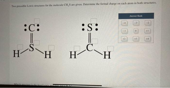 Solved :S≡C−N¨:Two posssible Lewis structures for the | Chegg.com