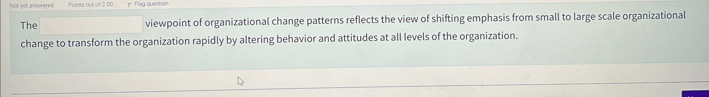Solved Not yet answeredPoints out of 200P Flag questionThe | Chegg.com