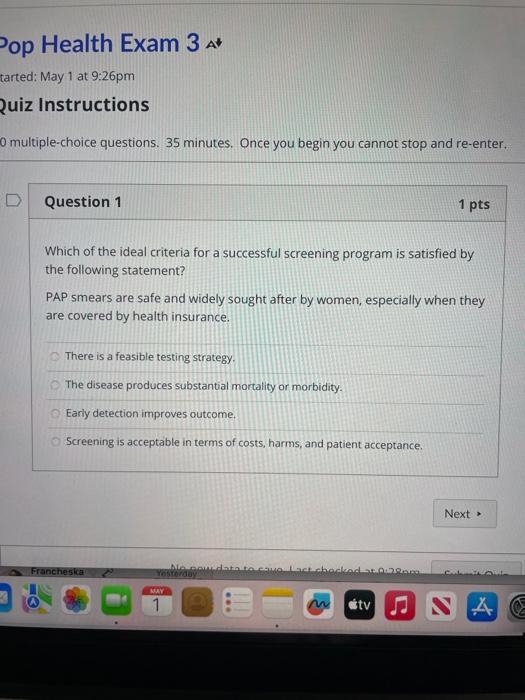 Solved multiple-choice questions. 35 minutes. Once you begin | Chegg.com