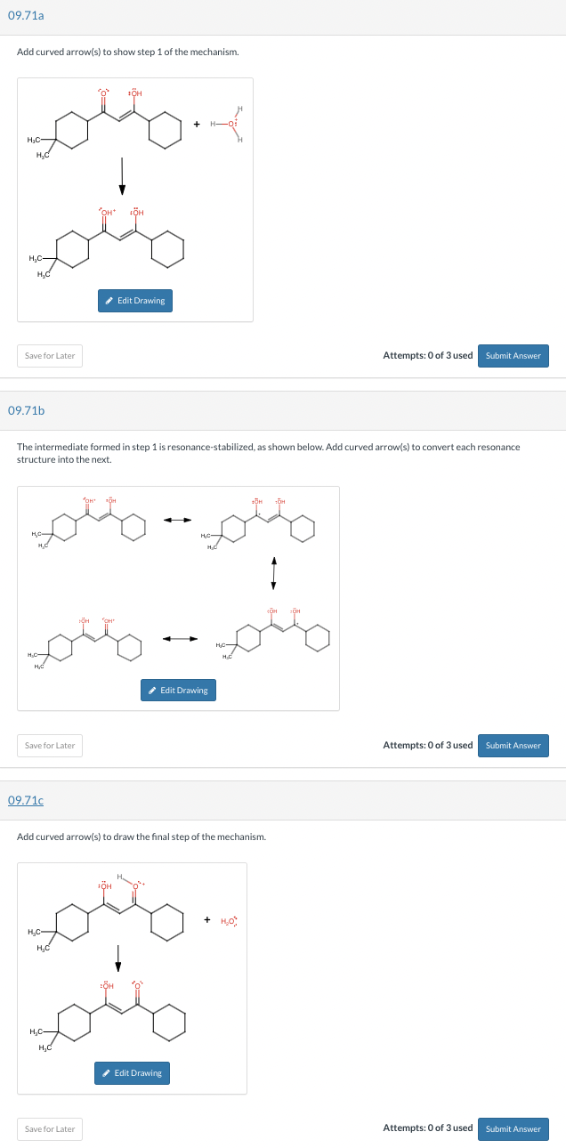 Solved Add curved arrow(s) ﻿to show step 1 ﻿of the | Chegg.com
