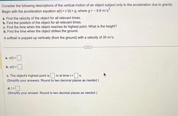 Solved Consider the following descriptions of the vertical | Chegg.com