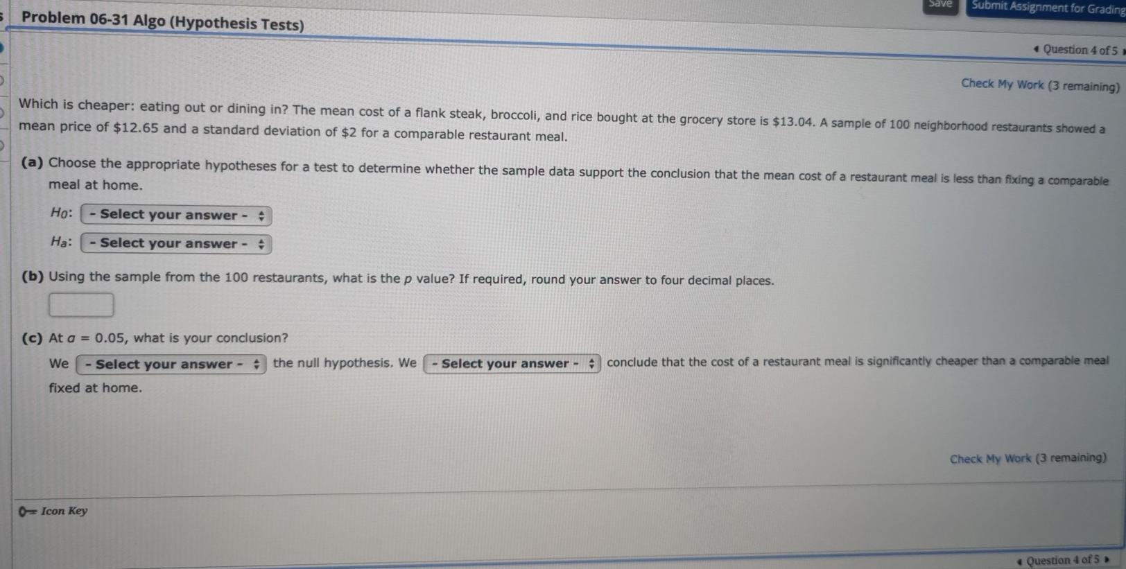 Solved Save Submit Assignment For Grading Problem 06 31 Algo