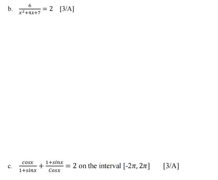 Solved 2. Solve for x and check for extraneous root if there | Chegg.com