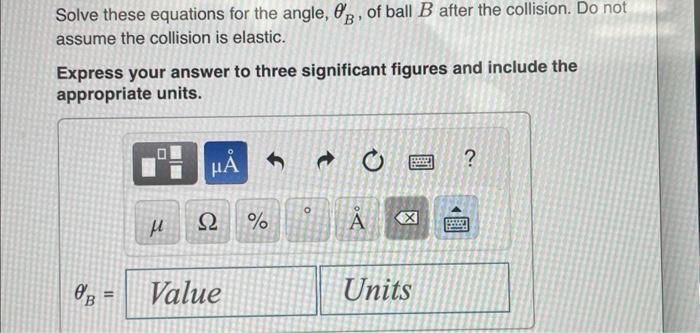 Solved Billiard ball A of mass mA=0.123 kg moving with speed | Chegg.com