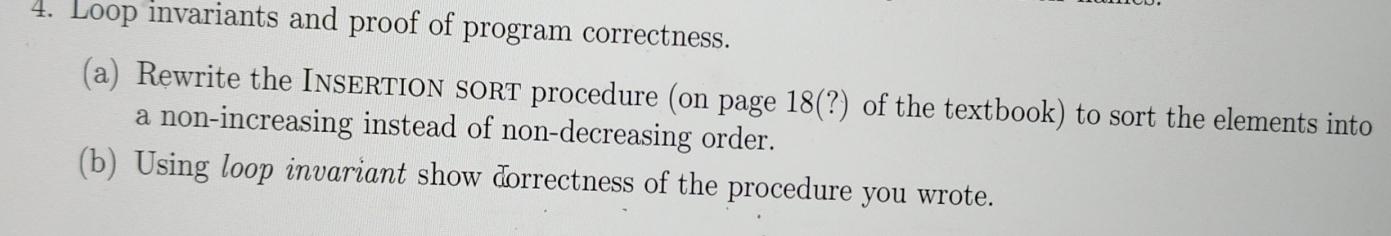 Solved Loop invariants and proof of program correctness.(a) | Chegg.com