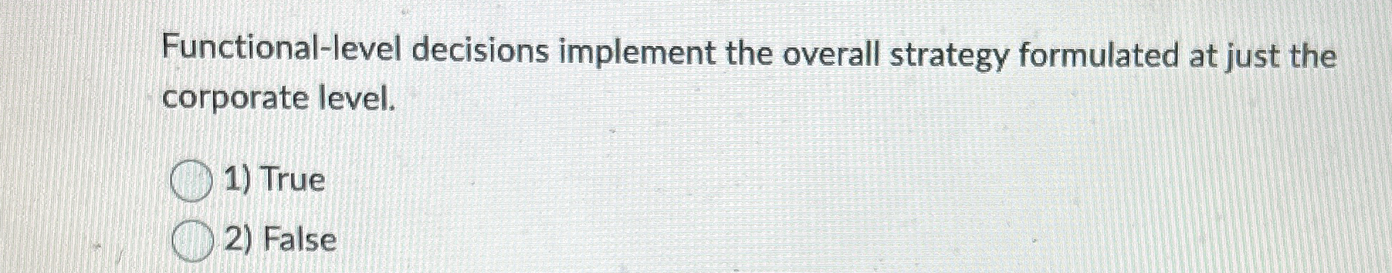 Solved Functional-level decisions implement the overall | Chegg.com