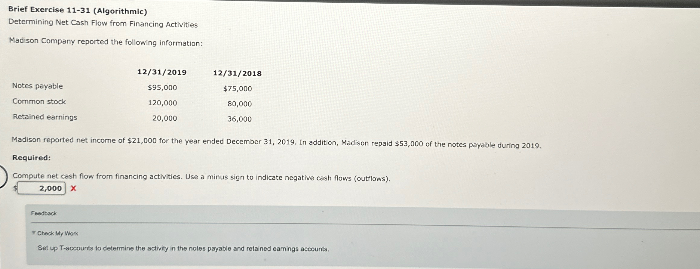 Solved Brief Exercise 11-31 (Algorithmic)Determining Net | Chegg.com