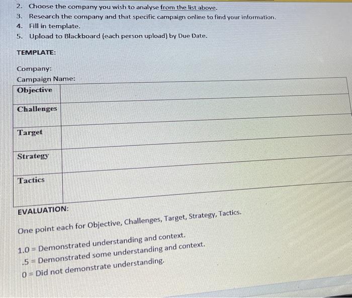 TASK: Individually, you are to read 25 of the Best | Chegg.com