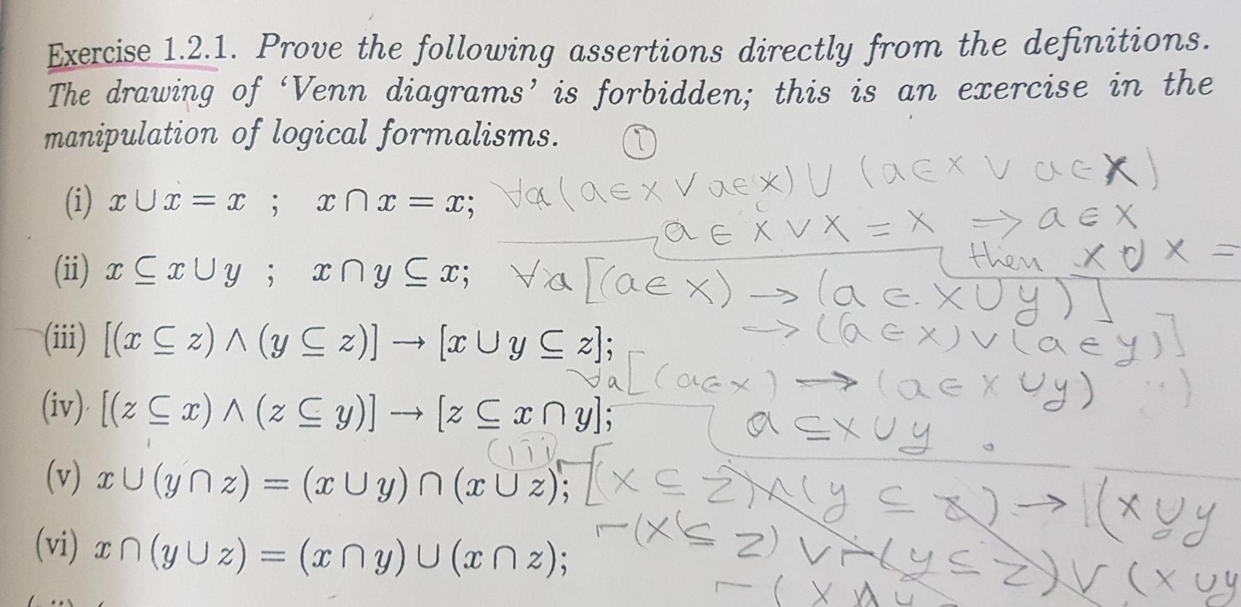 Solved Exercise 1.2.1. Prove the following assertions | Chegg.com