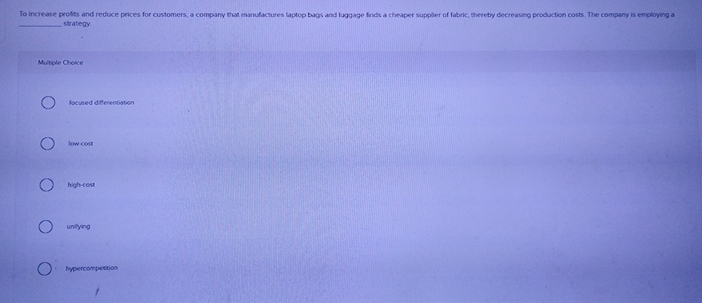 Solved To increase profits and reduce prices for customers, | Chegg.com