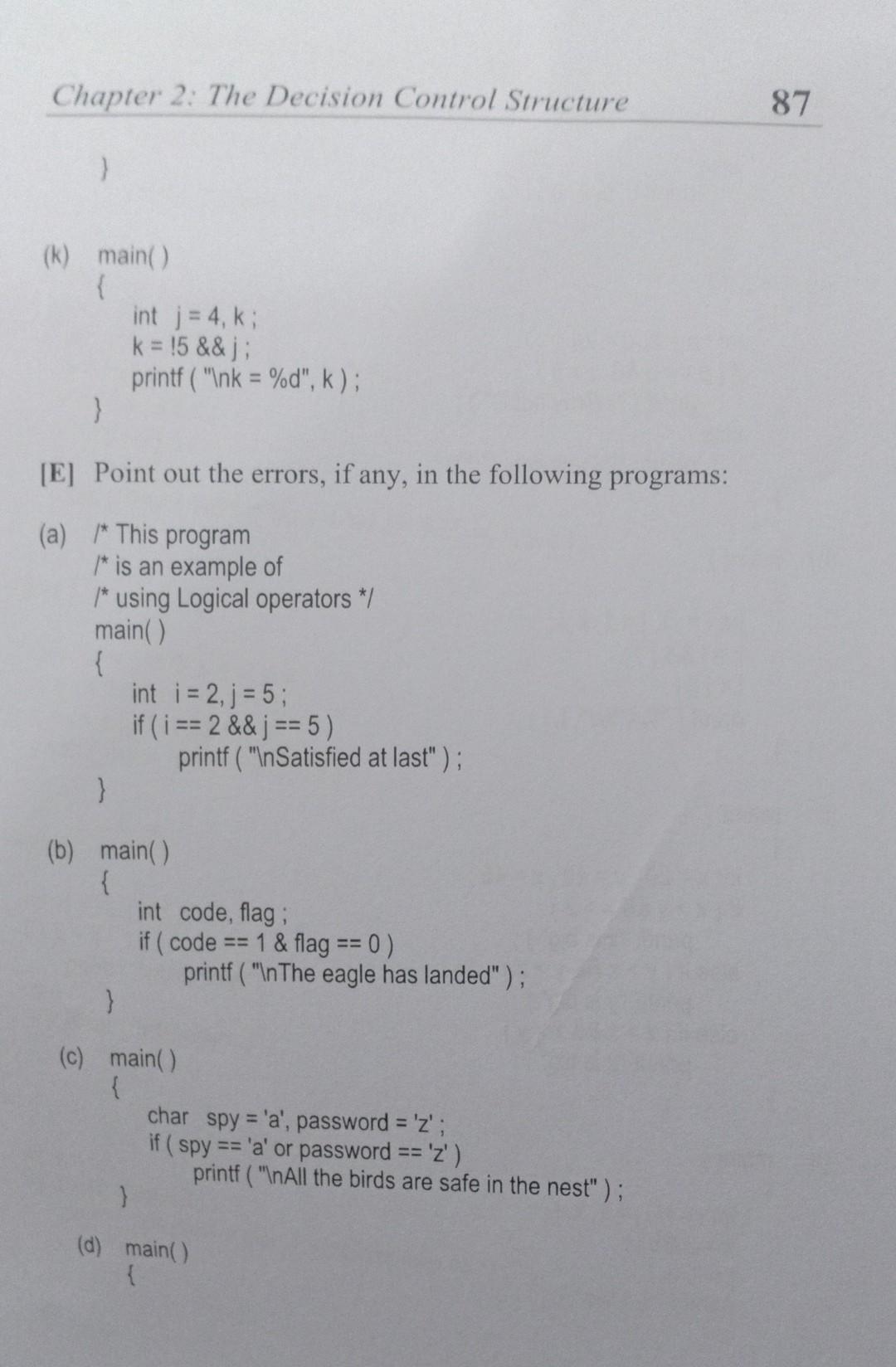 Solved If If Else Nested If Elses A What Would Be The 8662