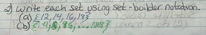 Solved Write each set using set-buider | Chegg.com