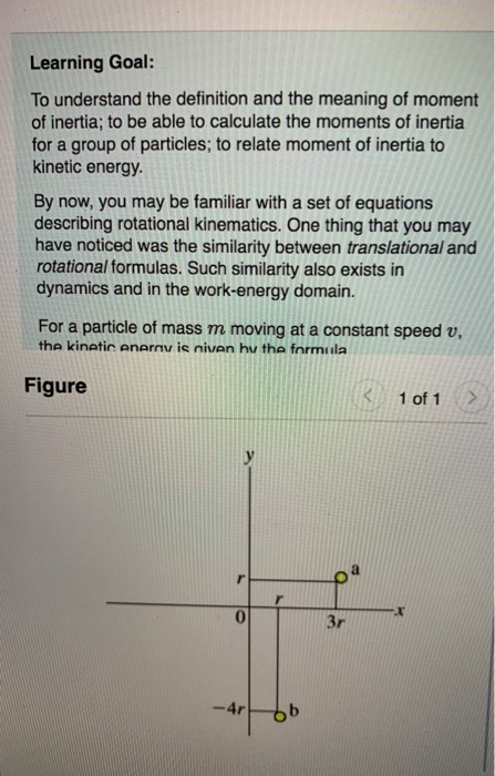 Solved Learning Goal: To understand the definition and the | Chegg.com
