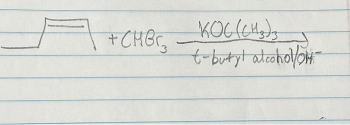 Solved Chbr3t− Butyl Alcoholoht Koc Ch3 3