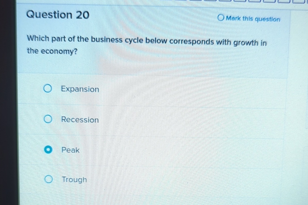 Solved Question 20 ﻿Mark this question Which part of the | Chegg.com
