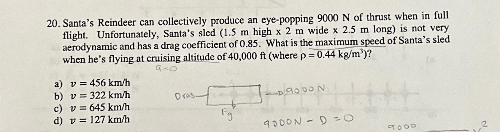 Solved Santa's Reindeer can collectively produce an | Chegg.com