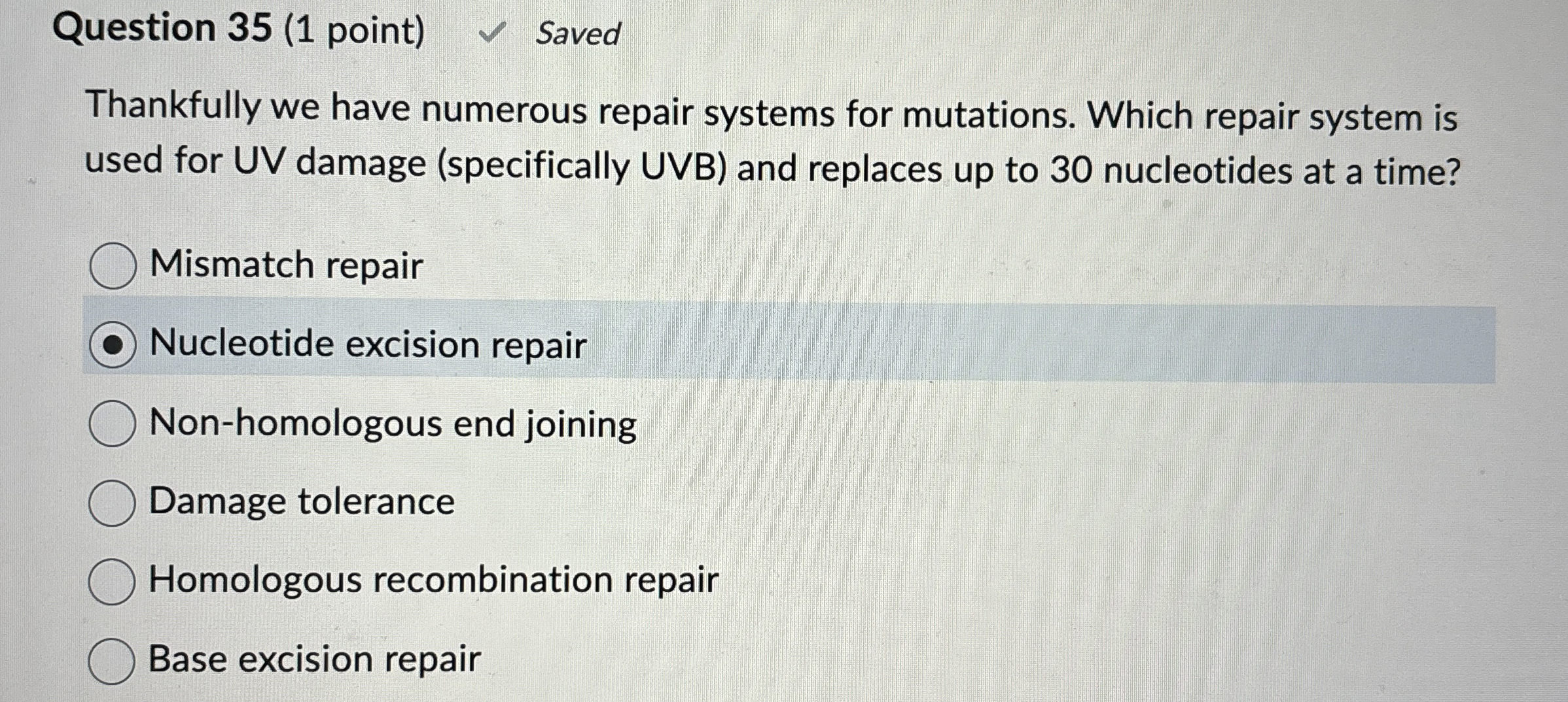 Solved Question 35 (1 ﻿point)SavedThankfully we have | Chegg.com