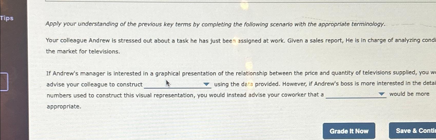 Solved Apply your understanding of the previous key terms by | Chegg.com
