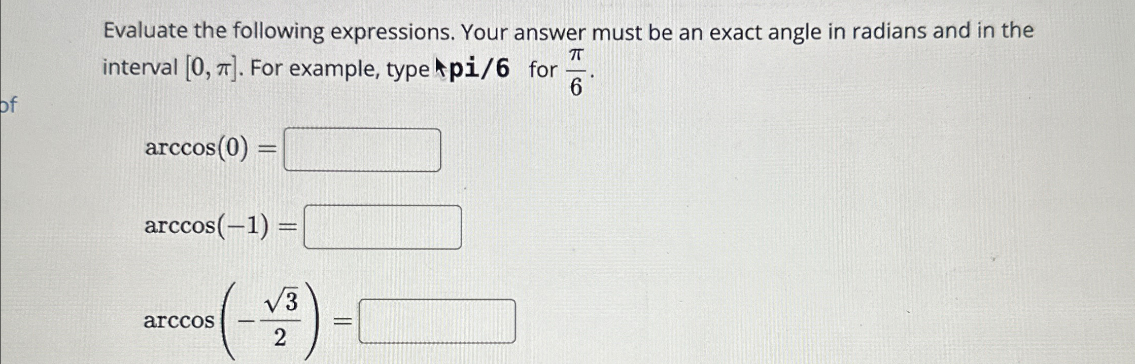 Solved Evaluate the following expressions. Your answer must | Chegg.com