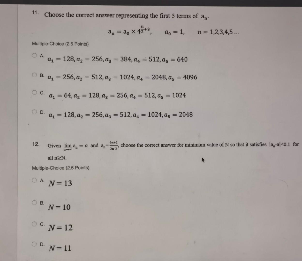 Solved 3. Choose the correct answer for solving the | Chegg.com