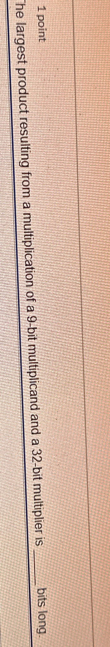 Solved 1 ﻿pointhe largest product resulting from a | Chegg.com