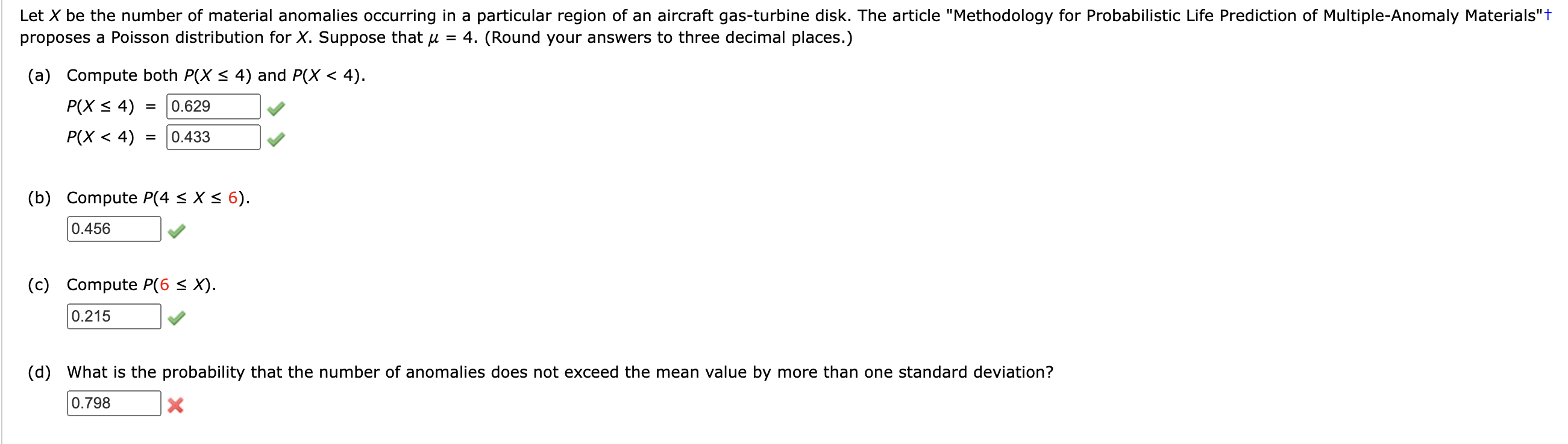 Solved proposes a Poisson distribution for x. ﻿Suppose that | Chegg.com