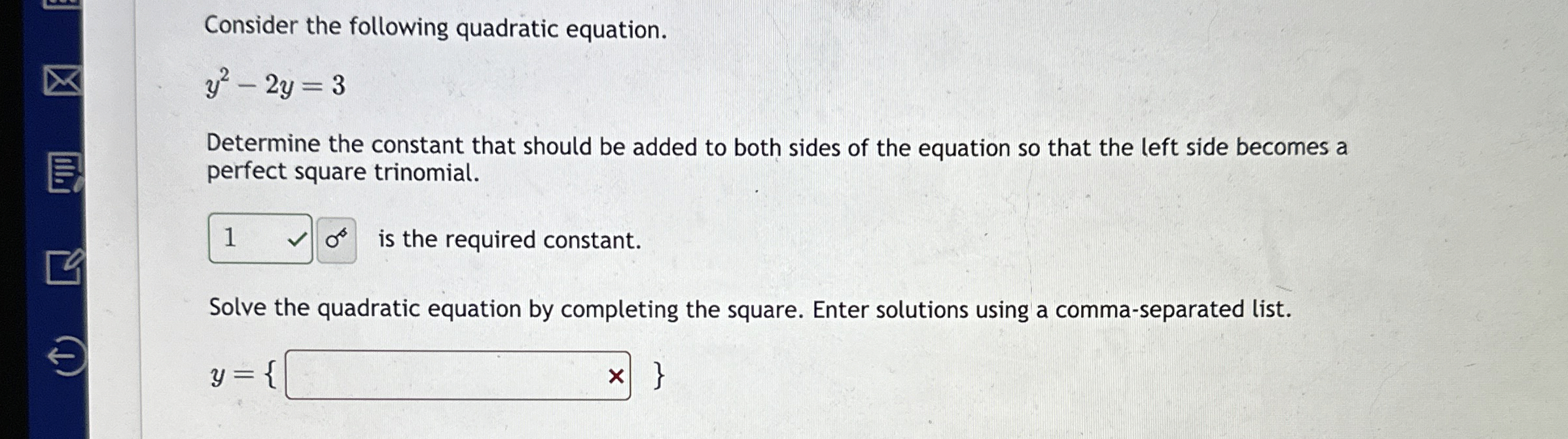 Solved Consider the following quadratic | Chegg.com