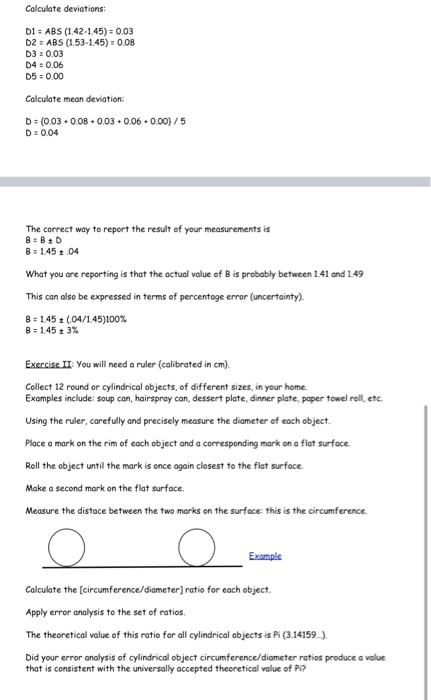 Solved Calculate the following quantities, based on your | Chegg.com