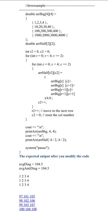 Solved use c++ to solce tge followingi attached thr code | Chegg.com