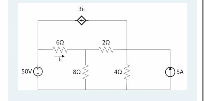 Solved Find the current i1 with the node voltages | Chegg.com
