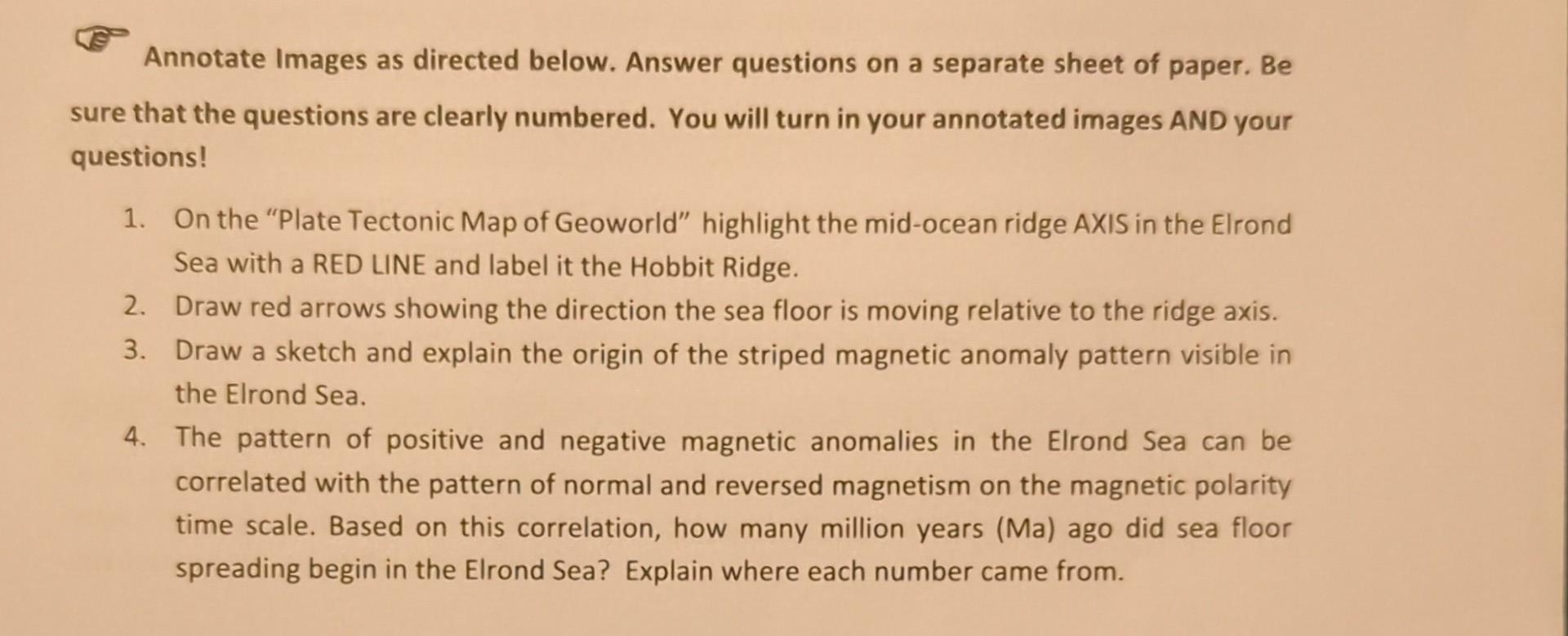 Annotate Images as directed below. Answer questions | Chegg.com