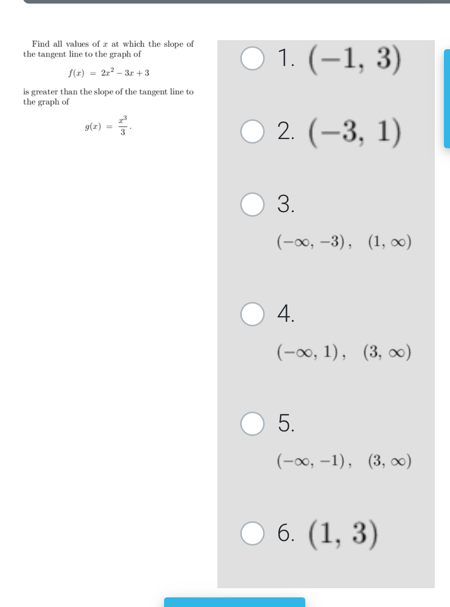 Solved Find all values of x ﻿at which the slope of the | Chegg.com