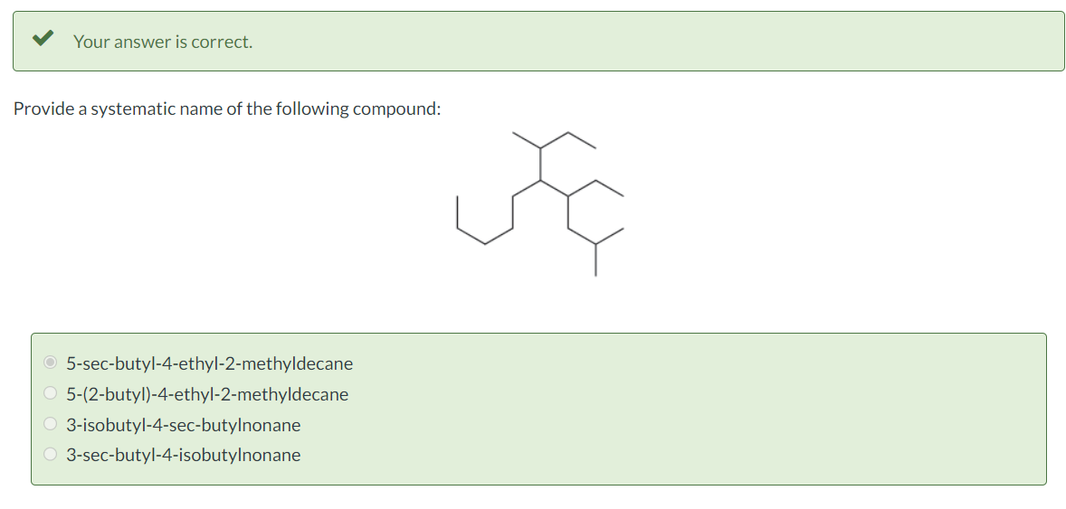 Solved Can you provide the IUPAC name WITHOUT using any | Chegg.com