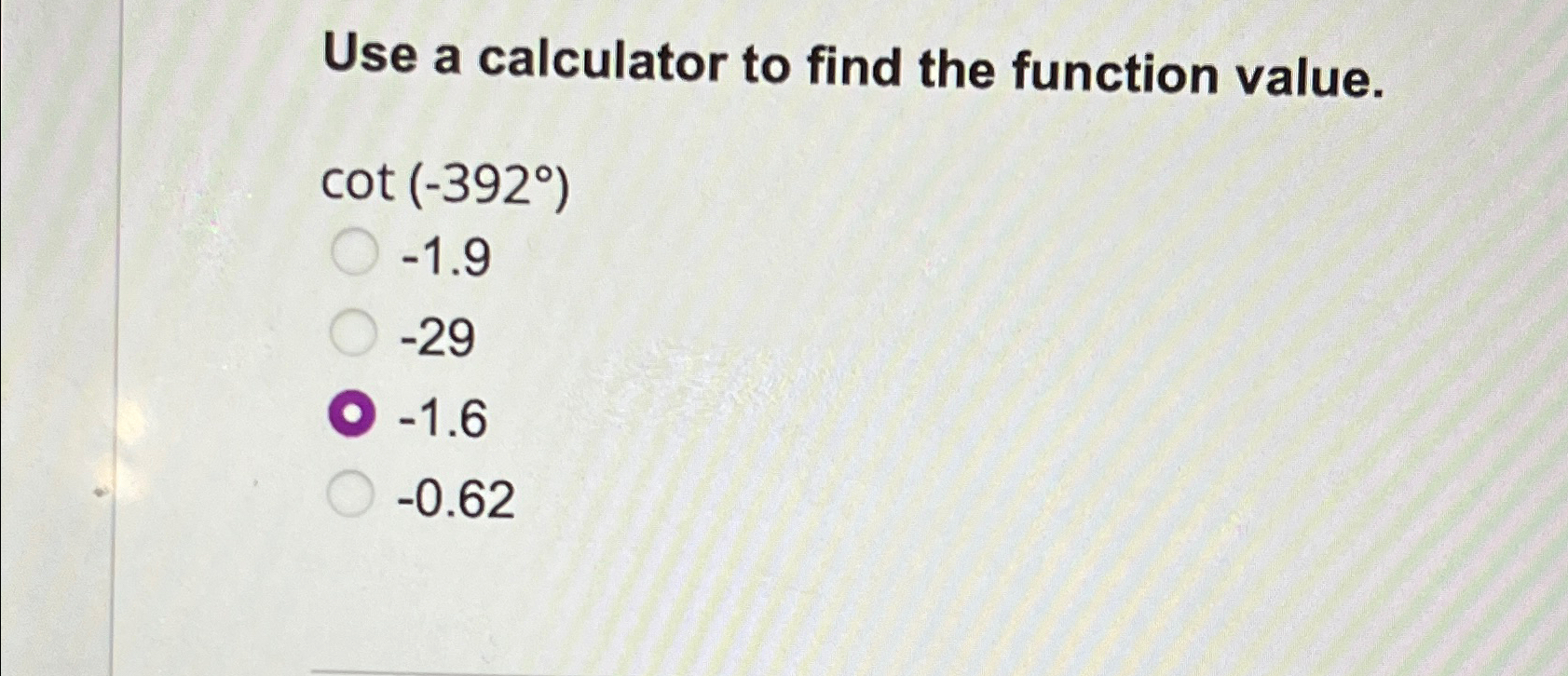 Solved Use a calculator to find the function | Chegg.com